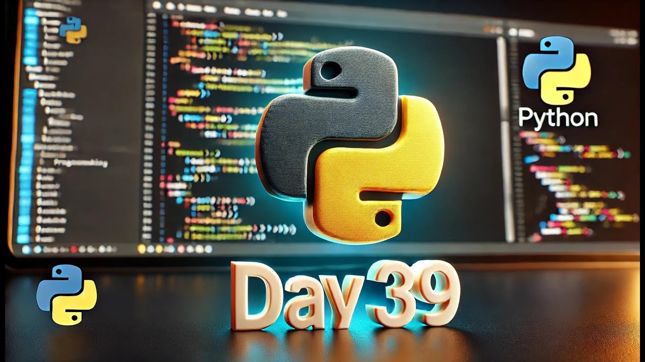 Day 39 Of 100 Days Of Python Programming Youtube