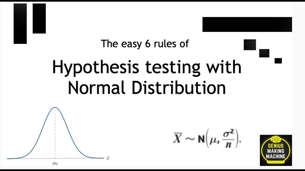 Hypothesis Testing With Normal Distribution At Donald Peterson Blog