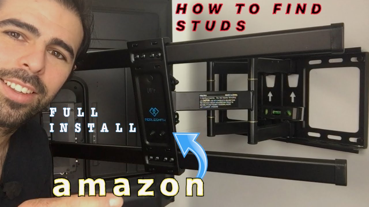 How To Install A Tv Wall Mount Perlesmith Tv Wall Mount Review Youtube