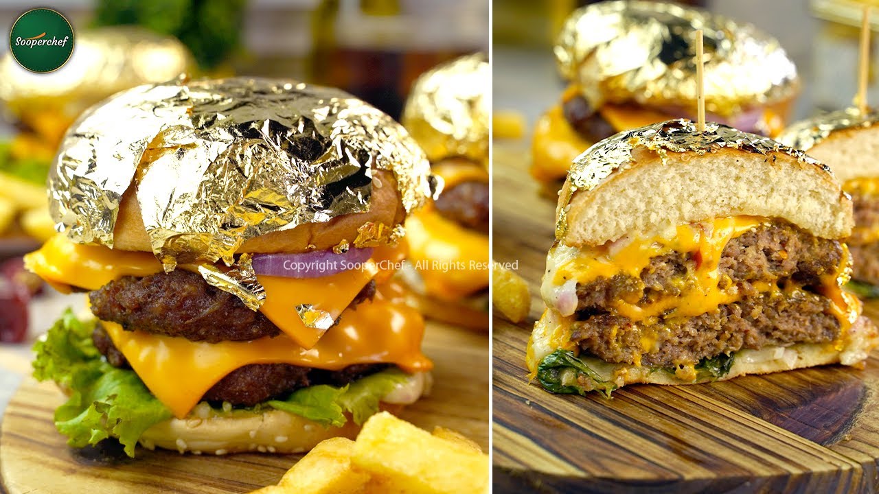 The Ultimate Gold Burger Recipe A Luxurious Bite You Deserve Youtube