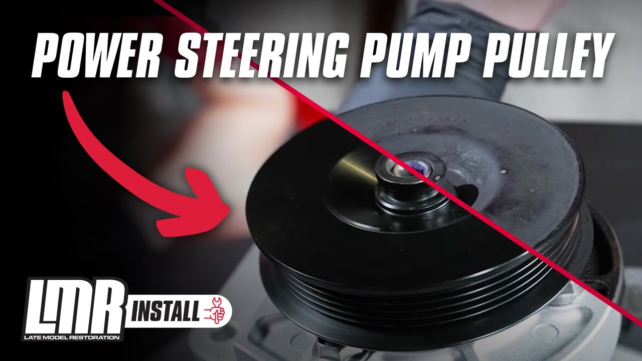How To Install A Power Steering Pump Pulley Detroit Chinatown