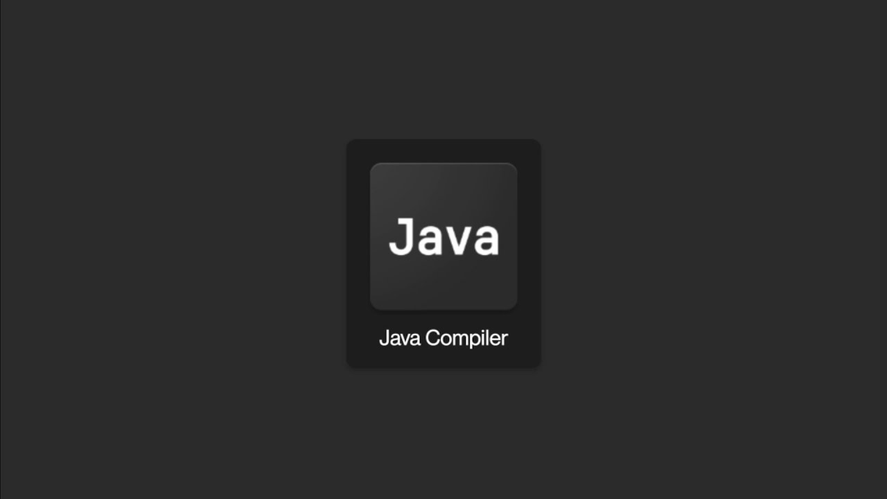 Java Compiler Youtube