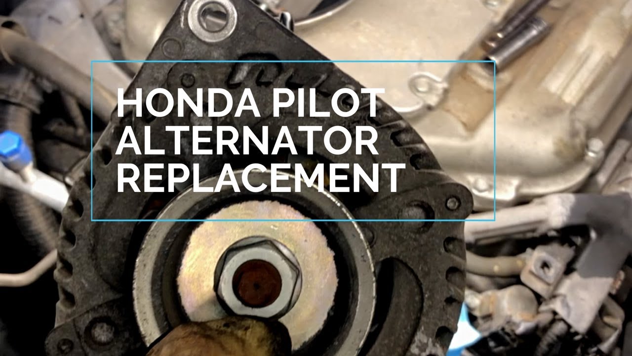 How To Replace Alternator Honda Pilot 2009 2015 Youtube