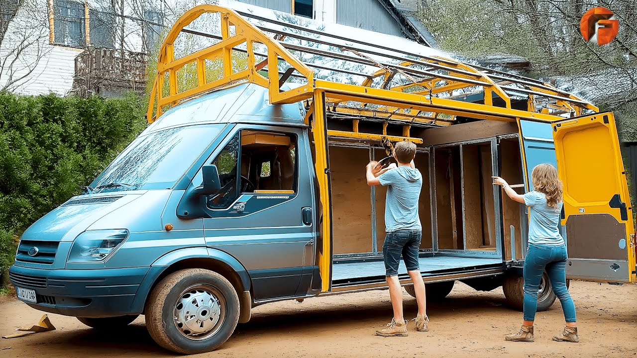 Transforming Van Into Amazing Mobile Home Start To Finish Build By