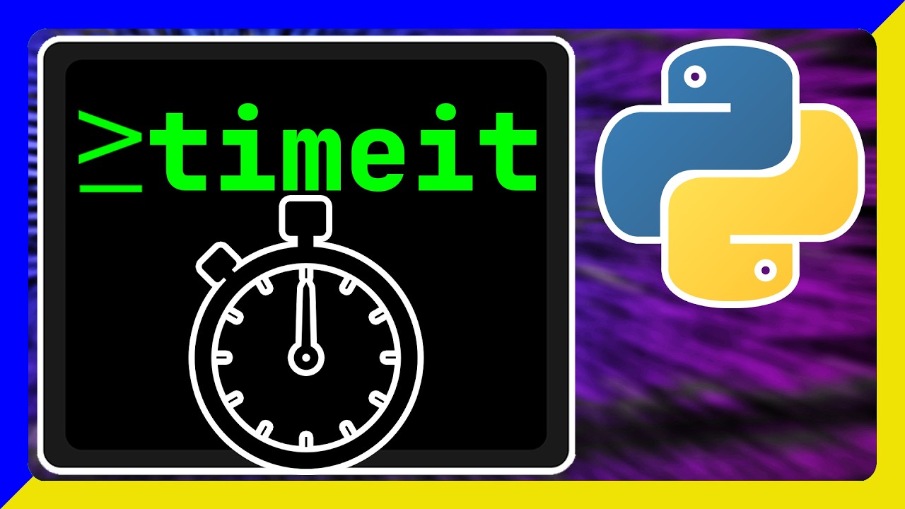 Time Deinen Code Mit Timeit Python Modul Youtube