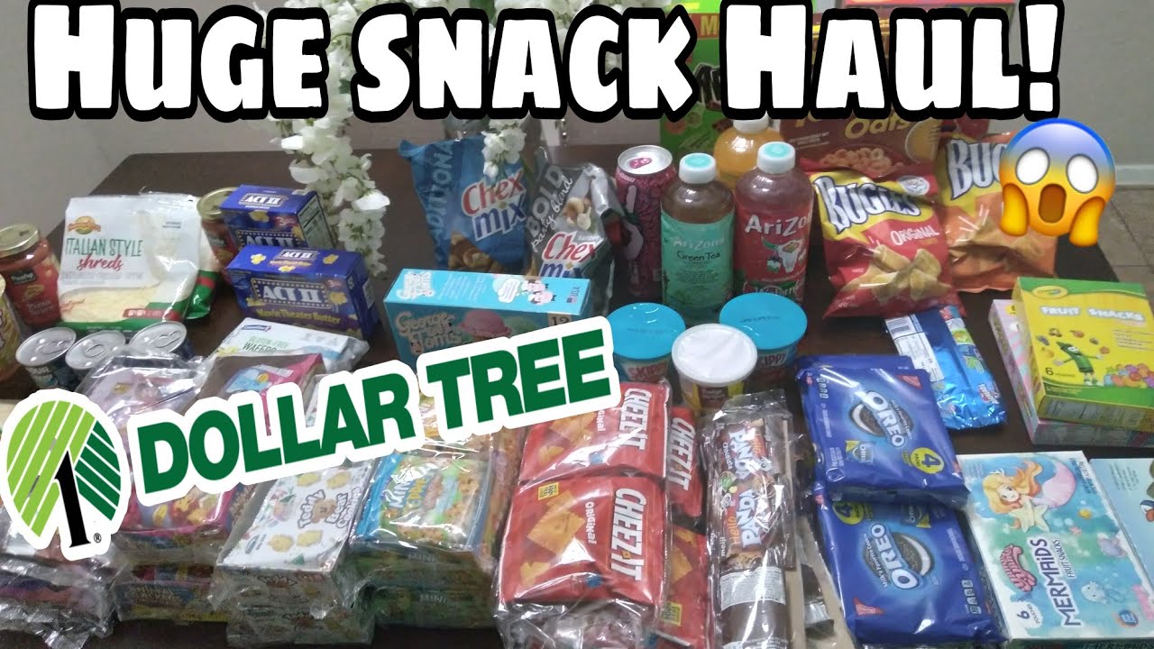 Huge Snack Grocery Haul Dollar Tree Snacks New Youtube