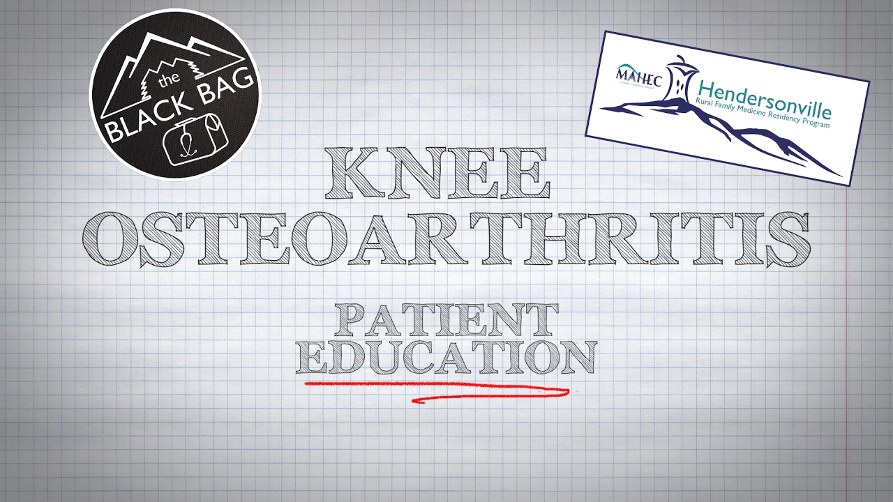 Knee Osteoarthritis Patient Education Youtube