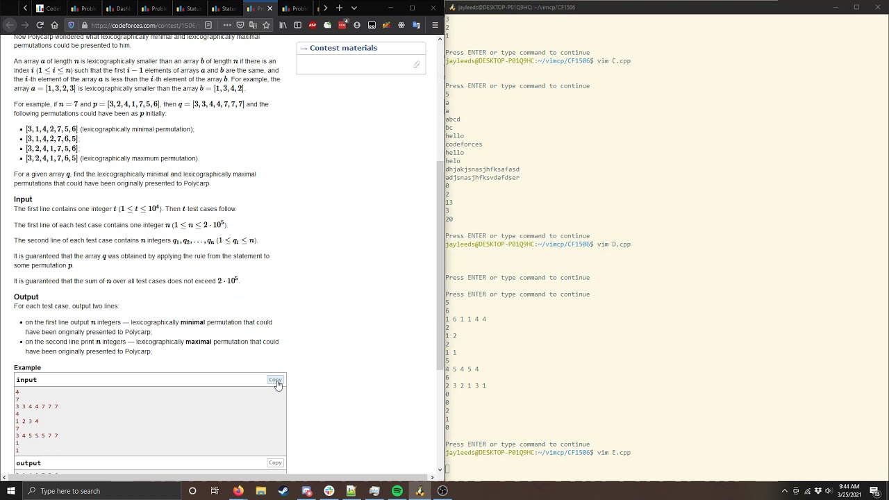 Winning Codeforces Round 710 Div 3 Youtube