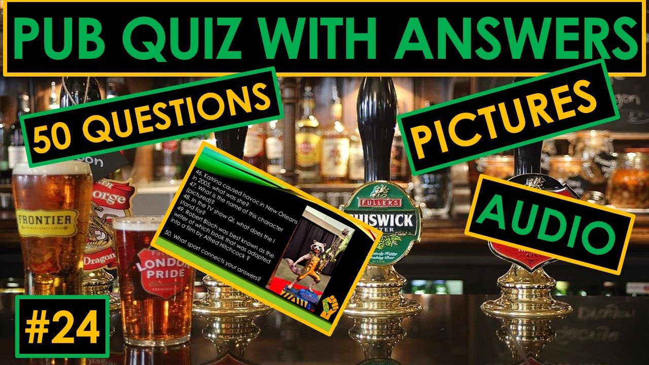 24 Pub Quiz Music Picture And Connection Rounds Youtube