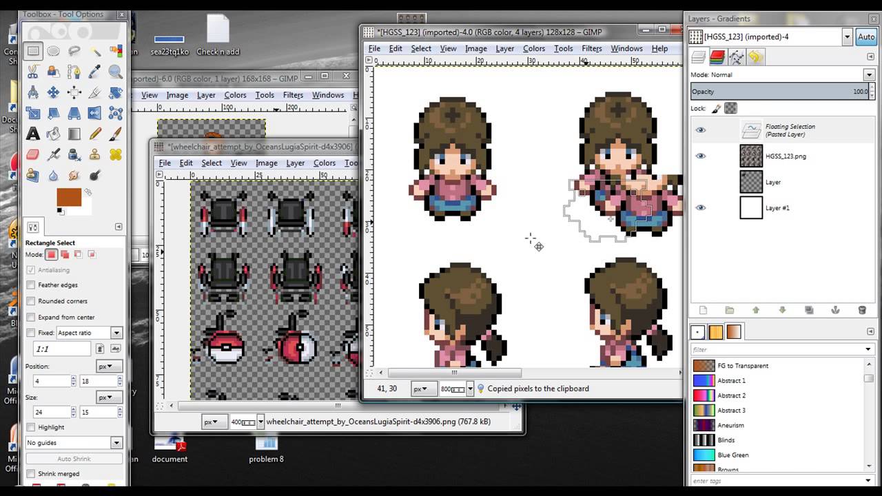 Gimp Tutorial Sprite Editing Tricks And Tips Youtube