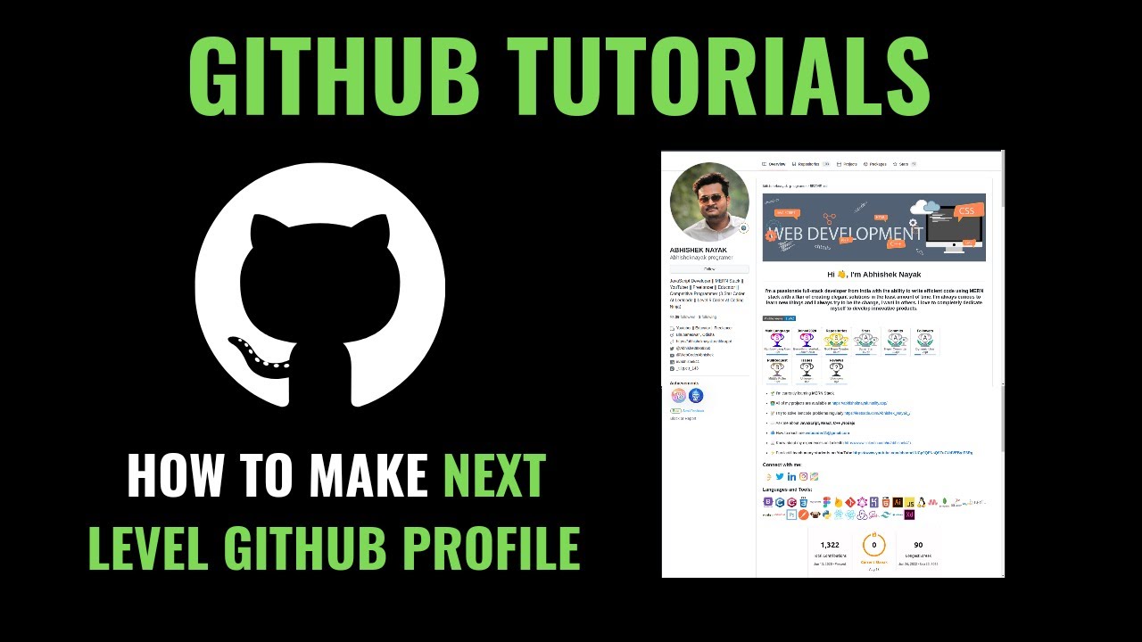 Next Level Github Profile Readme Create A Awesome Github Profile