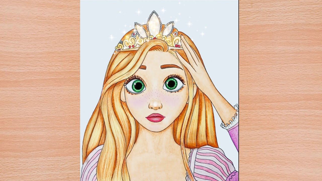 How To Draw Disney Princess Rapunzel Step By Step Infoupdate Org