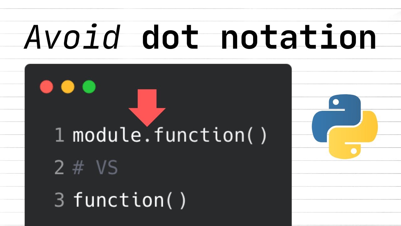 The Brutal Truth Of Dot Notation In Python Youtube