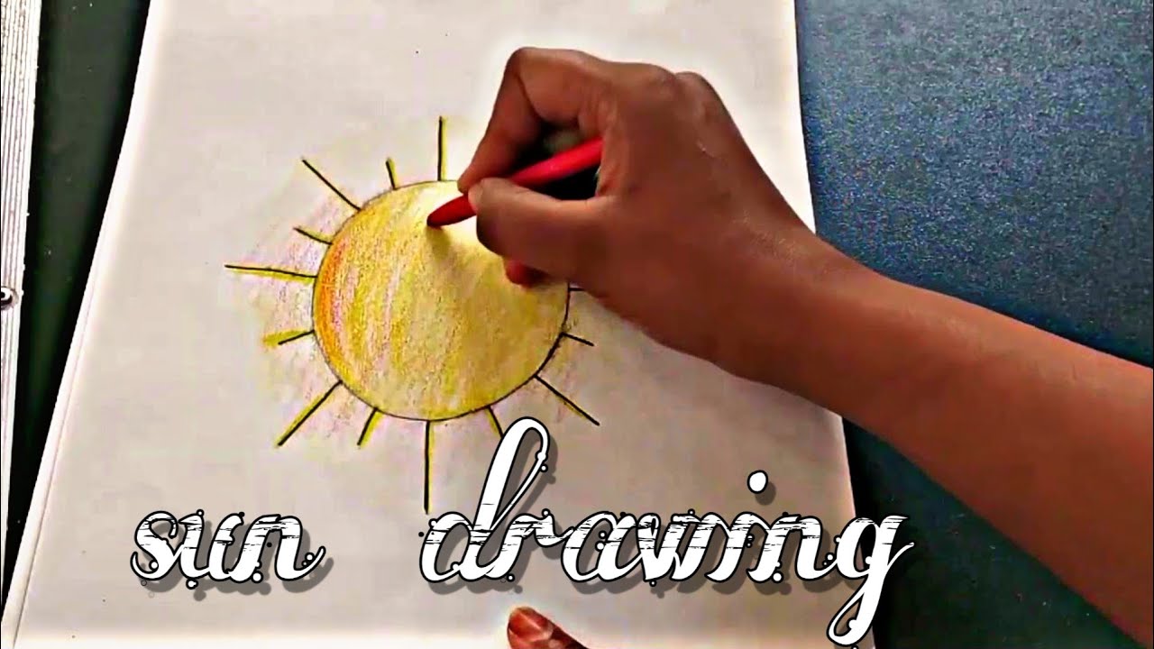 How To Draw The Sun Step By Step Sun Drawing Lesson Art Craft