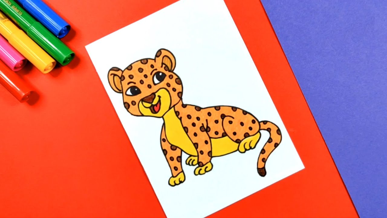 Baby Jaguar Drawing Easy