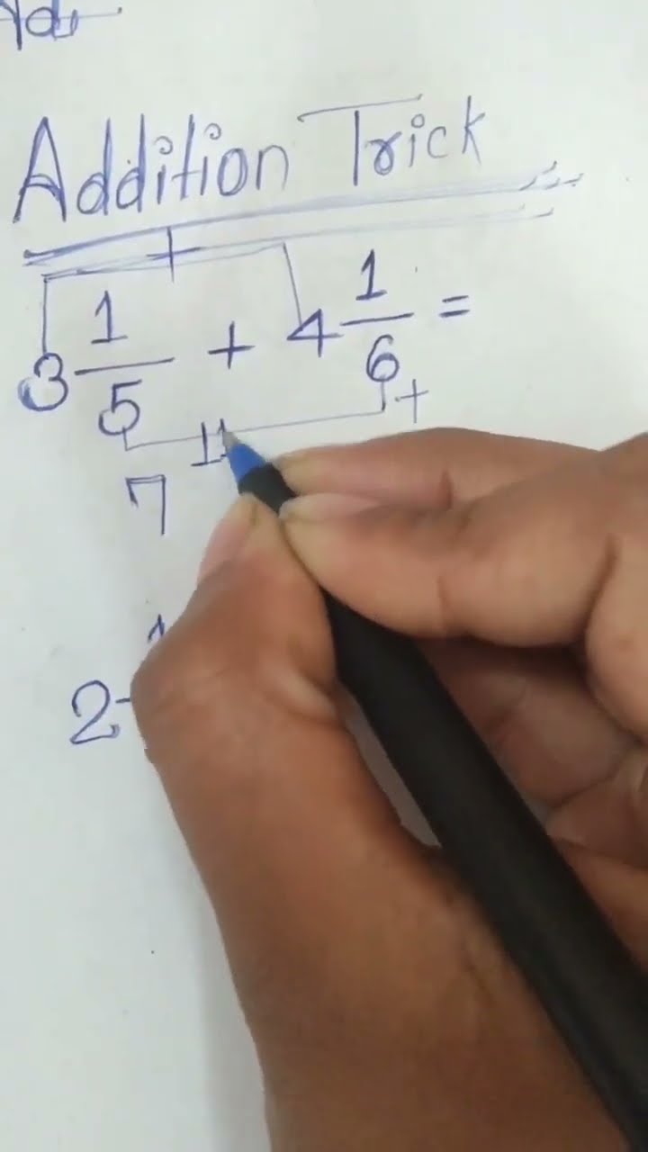 Addition Tricks Youtube