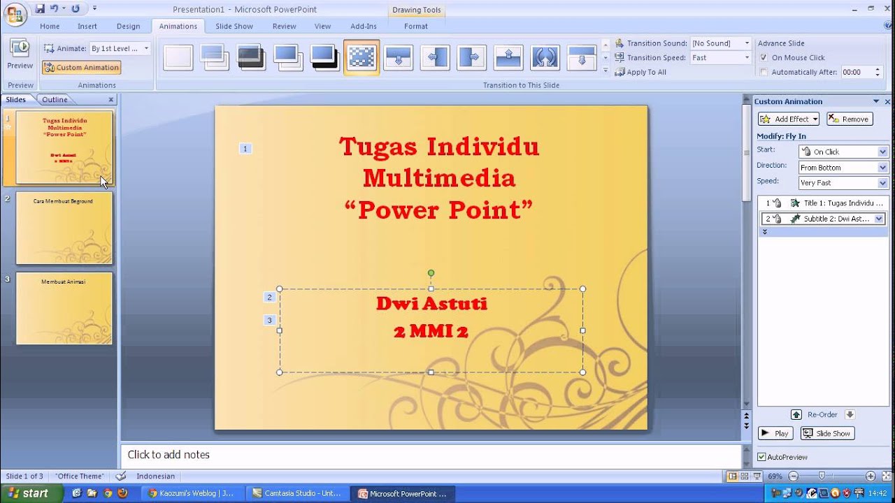 Tutorial Power Point Youtube