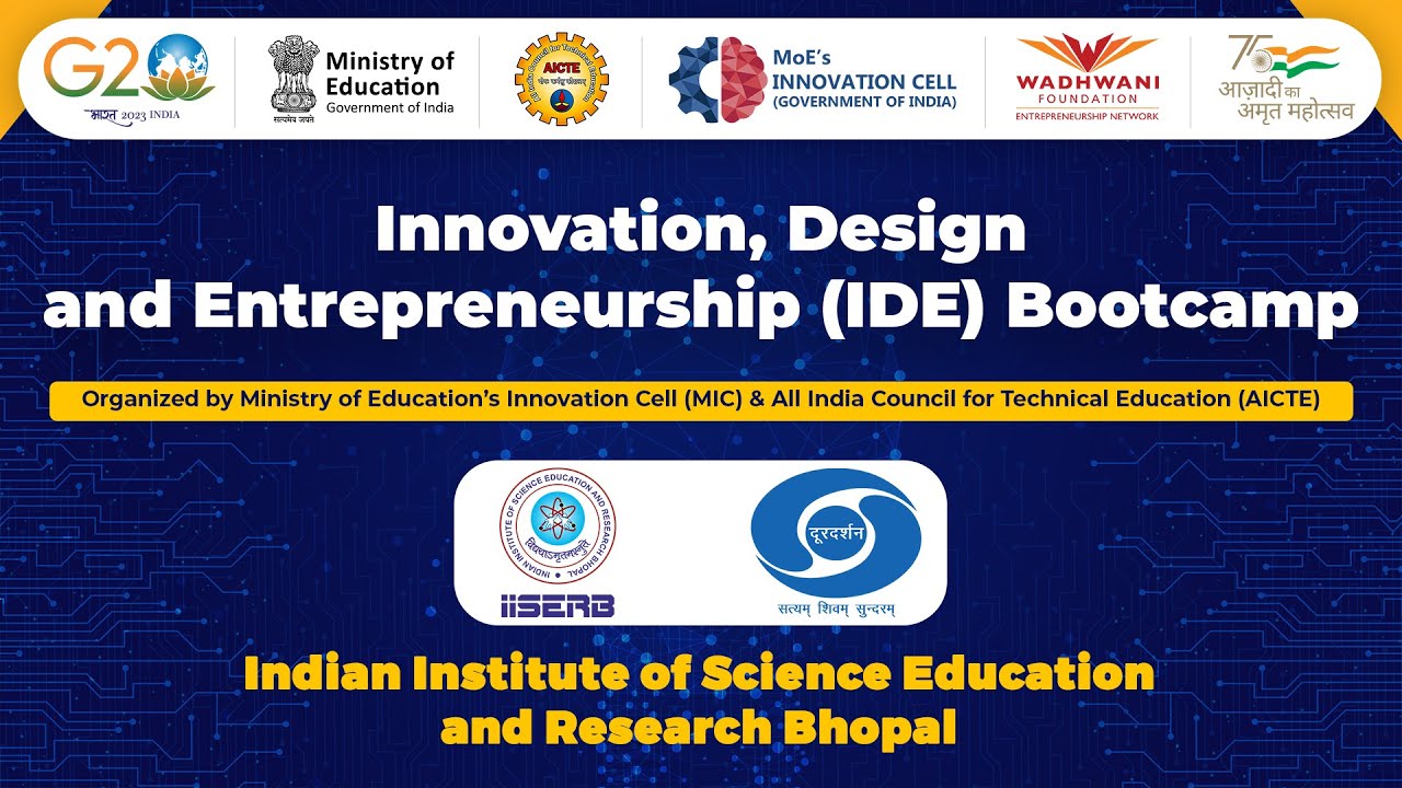 Innovation Design And Enterpreneurship Ide Bootcamp Youtube