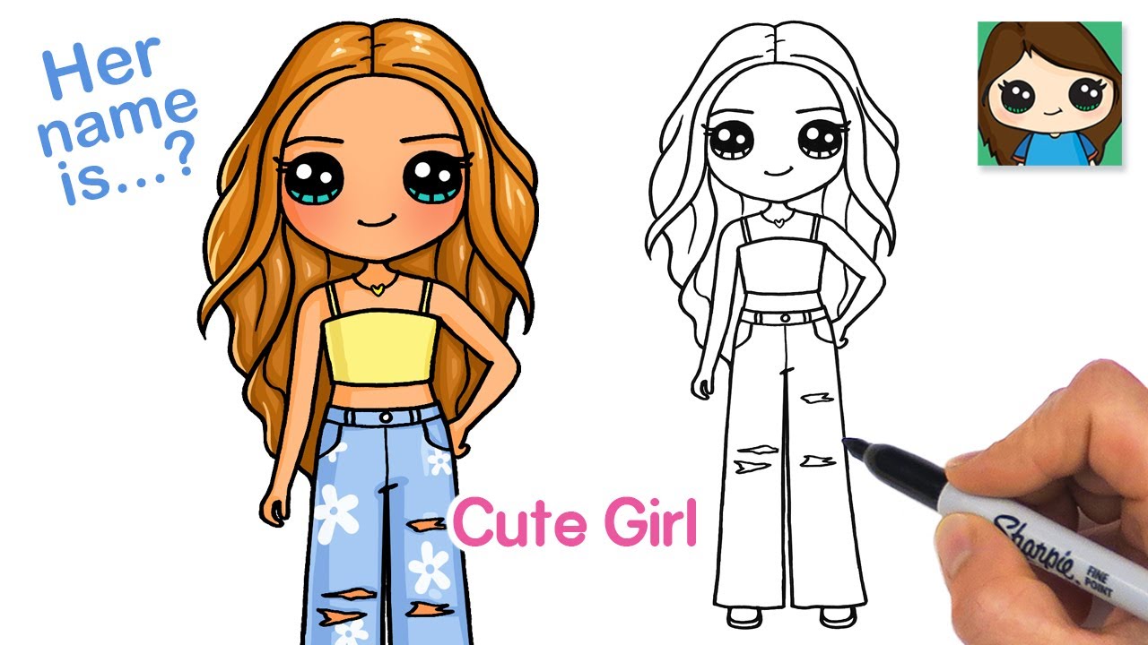 Cute Cartoon Images Drawing Easy And Beautiful Infoupdate Org