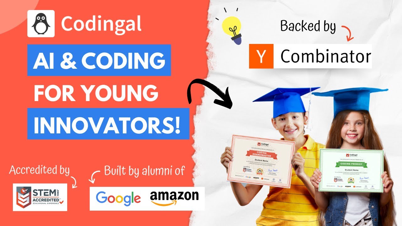 Codingal Top Rated Ai Coding Classes For Kids Teens Youtube