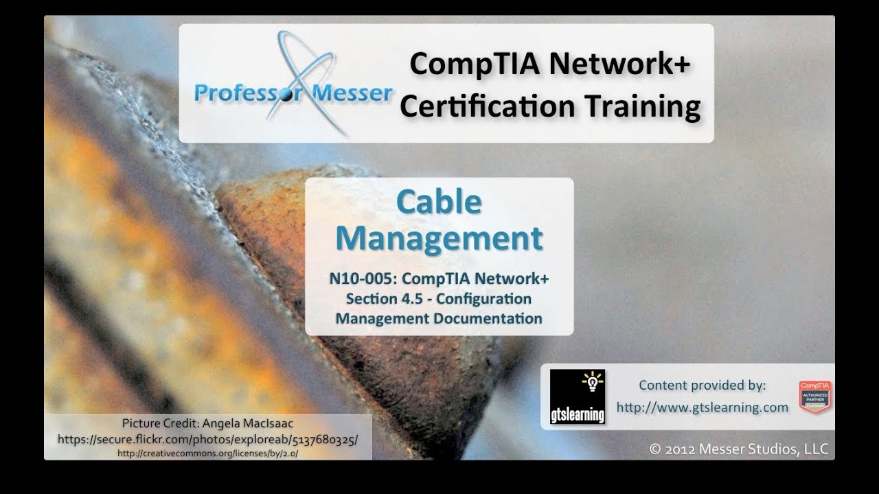Cable Management Comptia Network N10 005 4 5 Youtube