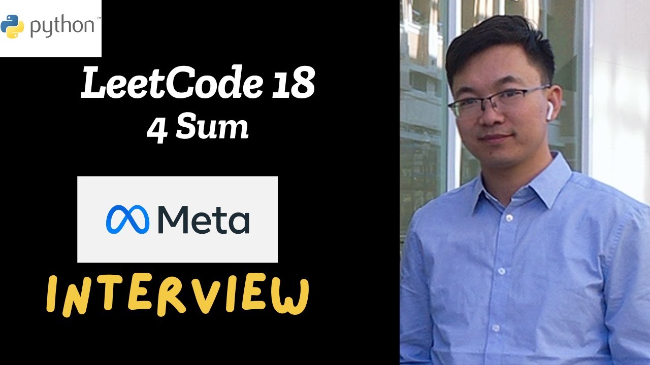 Leetcode 18 4sum Python Youtube