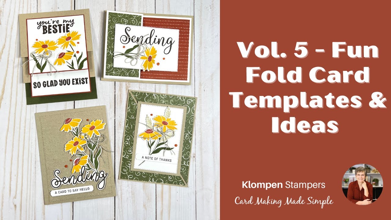 Vol 5 Fun Fold Card Templates Card Ideas Youtube