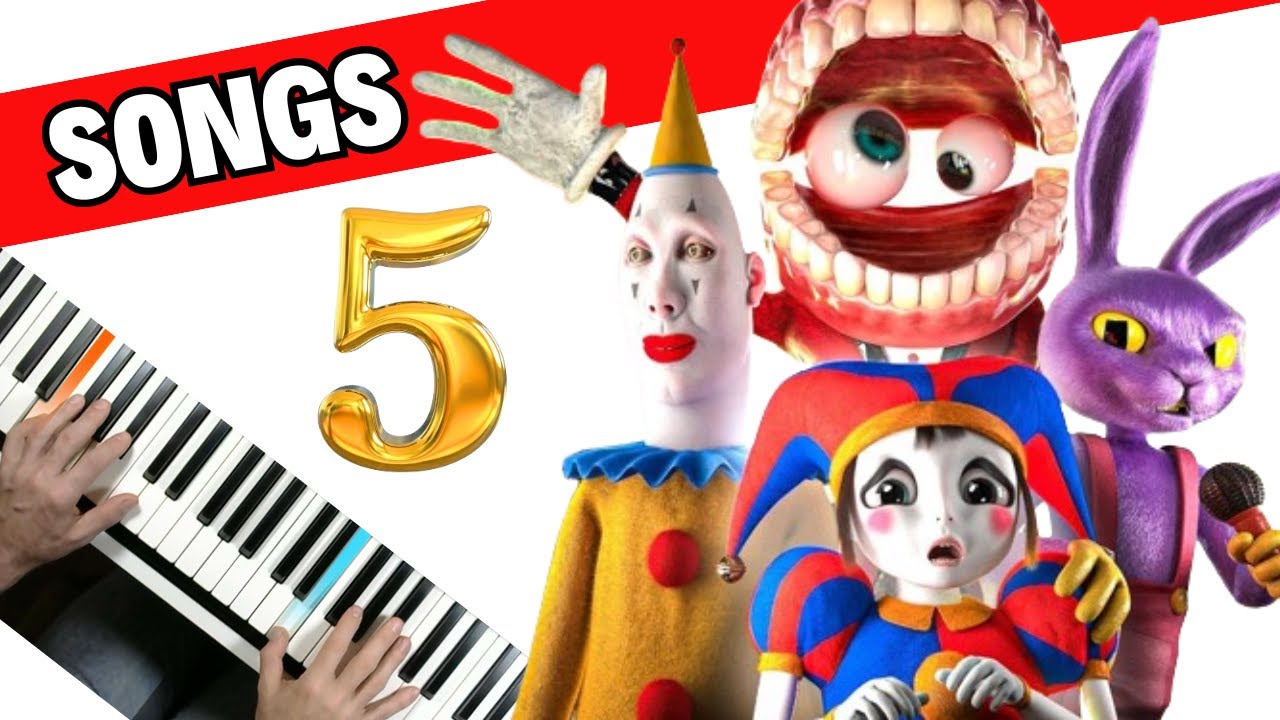 Top 5 Songs The Amazing Digital Circus Theme Youtube Music