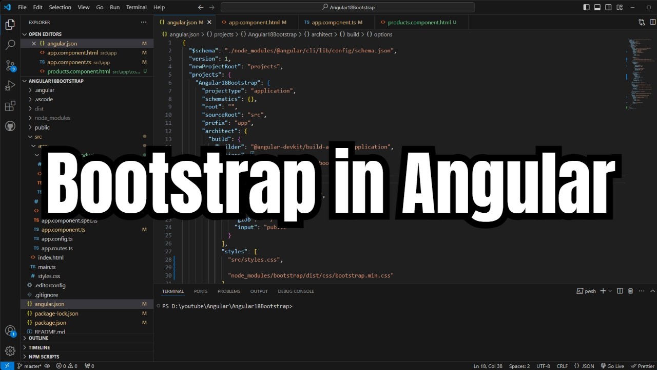 Add Bootstrap To Your Angular 18 Project In Minutes Youtube
