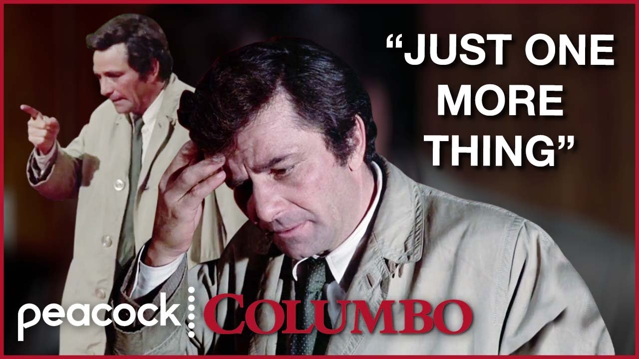 Every Time Columbo Asked One More Thing Season 1 Columbo Youtube