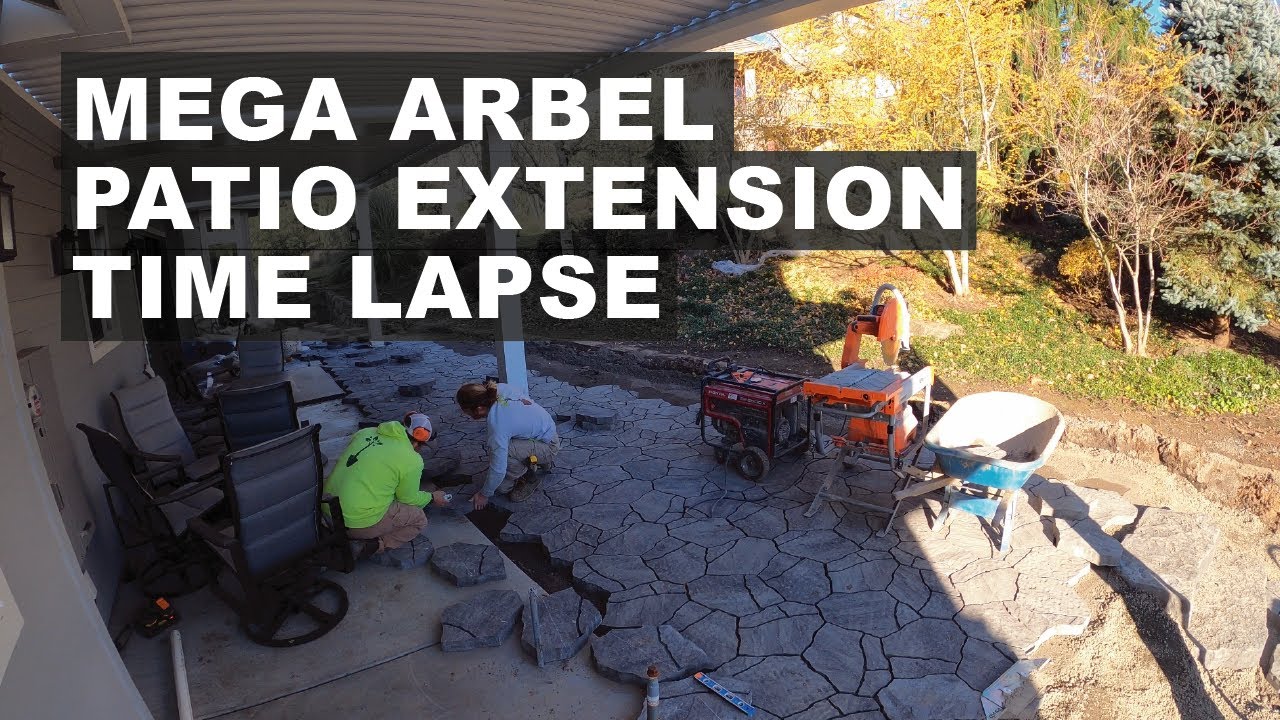Mega Arbel Patio Extension Time Lapse Youtube
