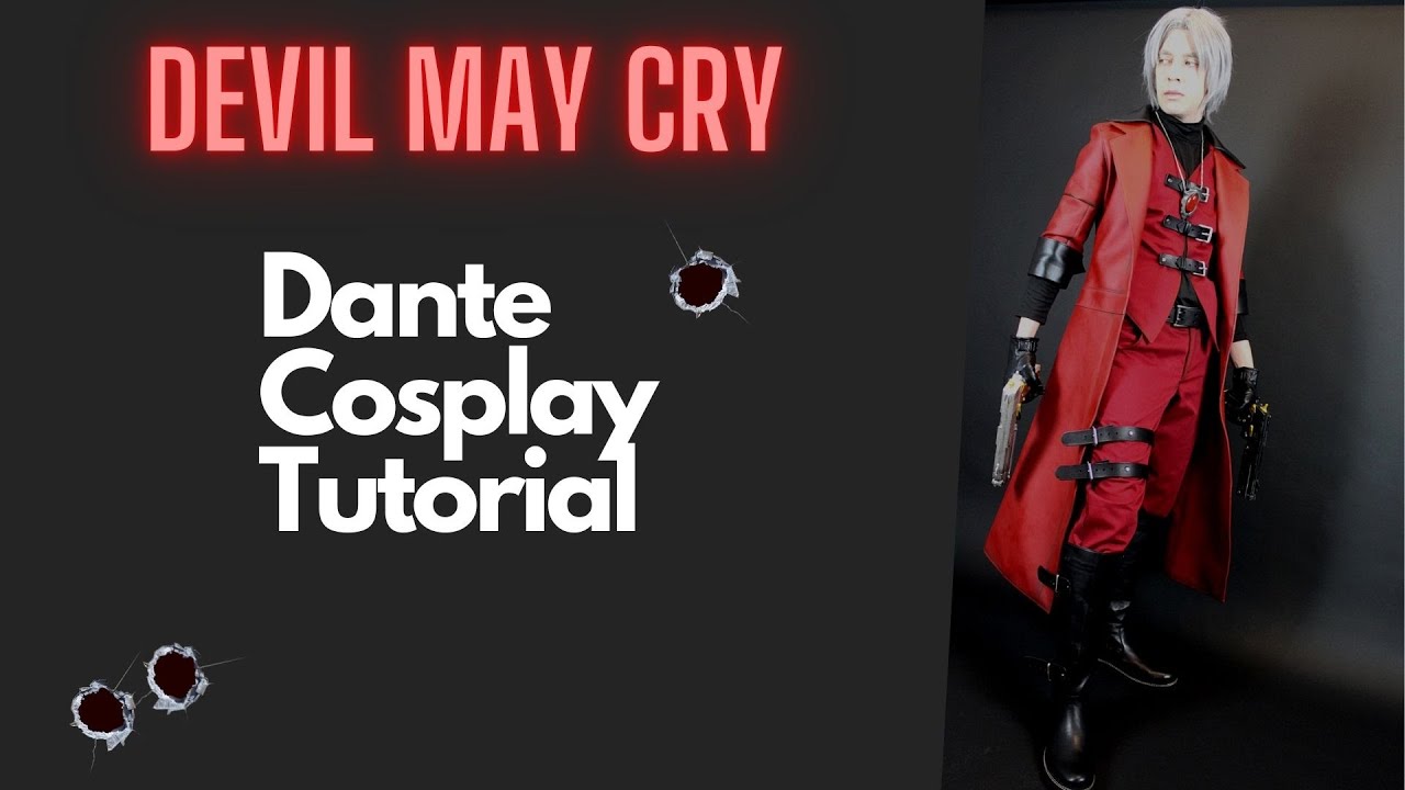 Devil May Cry 1 Dante Cosplay Tutorial Youtube