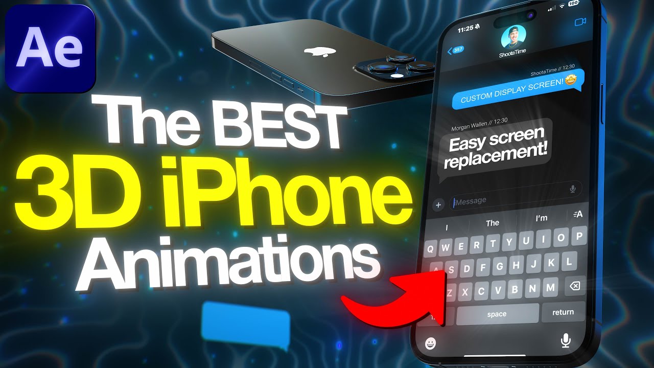 How To Create The Best 3d Iphone Animations After Effects Youtube