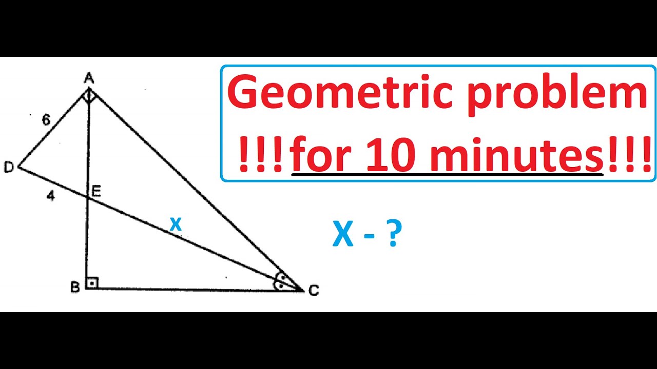 Geometry Problems Part 18 Problems By Ahmad Demir Youtube