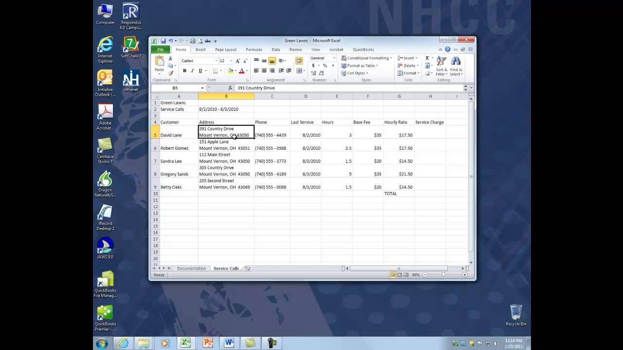Excel Tutorial 1 Case 4 Solution Youtube