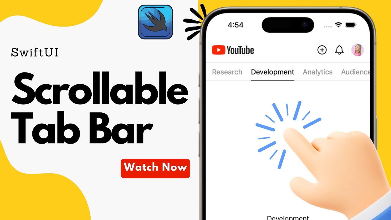 Swiftui Scrollable Tab Bar Ios 17 Youtube