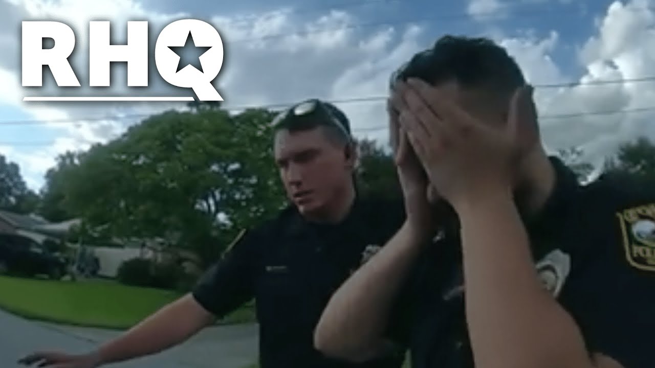 Drunk Cop Gets Busted On Duty Youtube