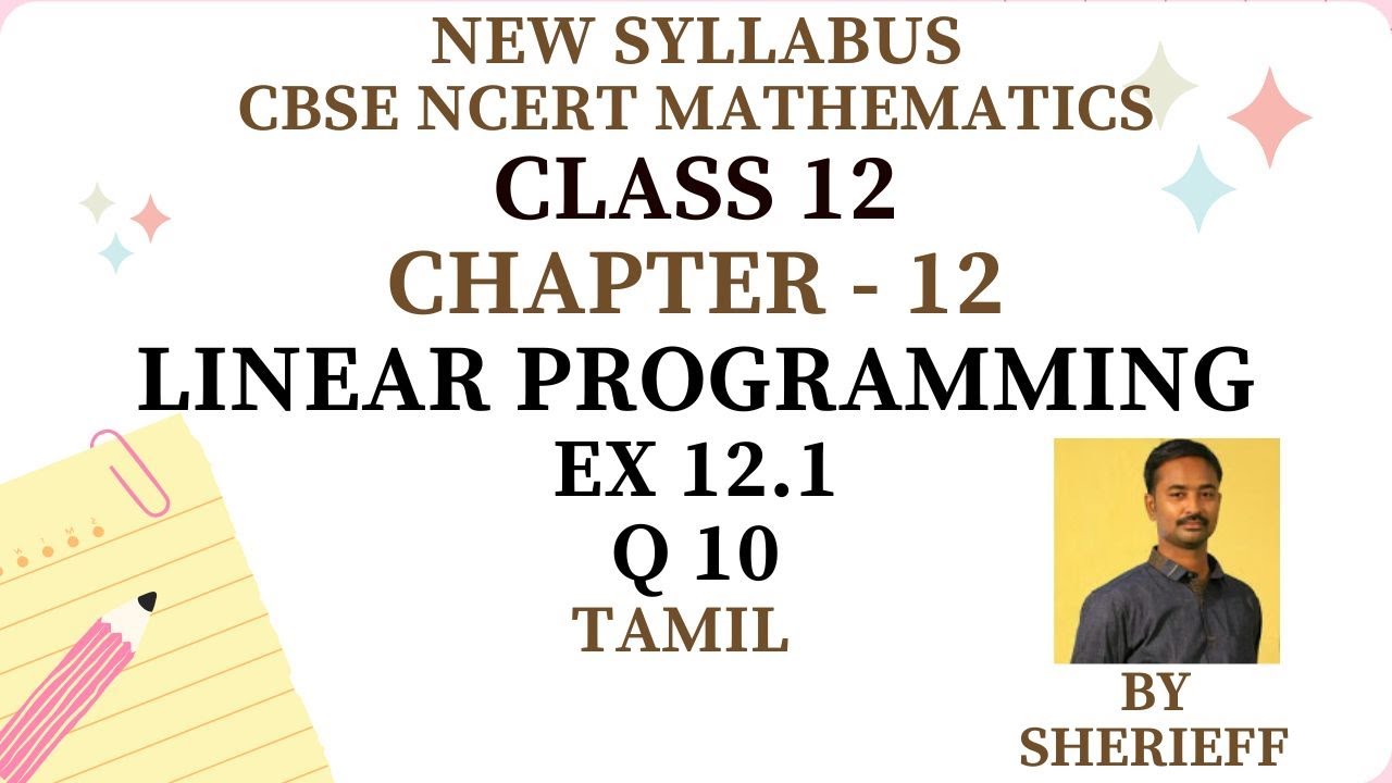 Class 12 Ex 12 1 Q 10 Chapter 12 Linear Programming Maths