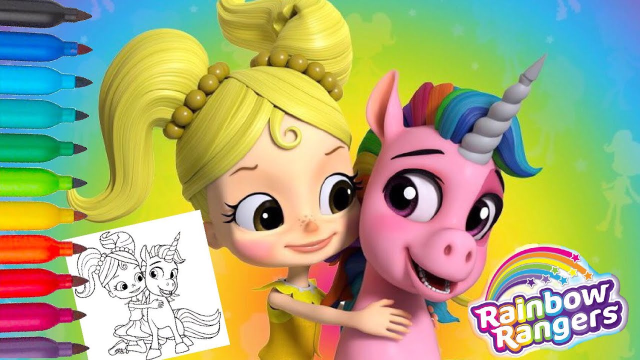 Rainbow Rangers Anna Banana And Unicorn Floof радужные рейнджеры анна