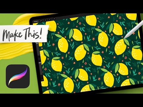 Seamless Repeat Pattern In Procreate Intermediate Procreate Tutorial