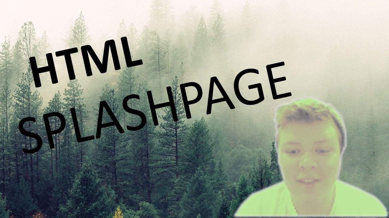 Random Image Splash Page Html Css Youtube