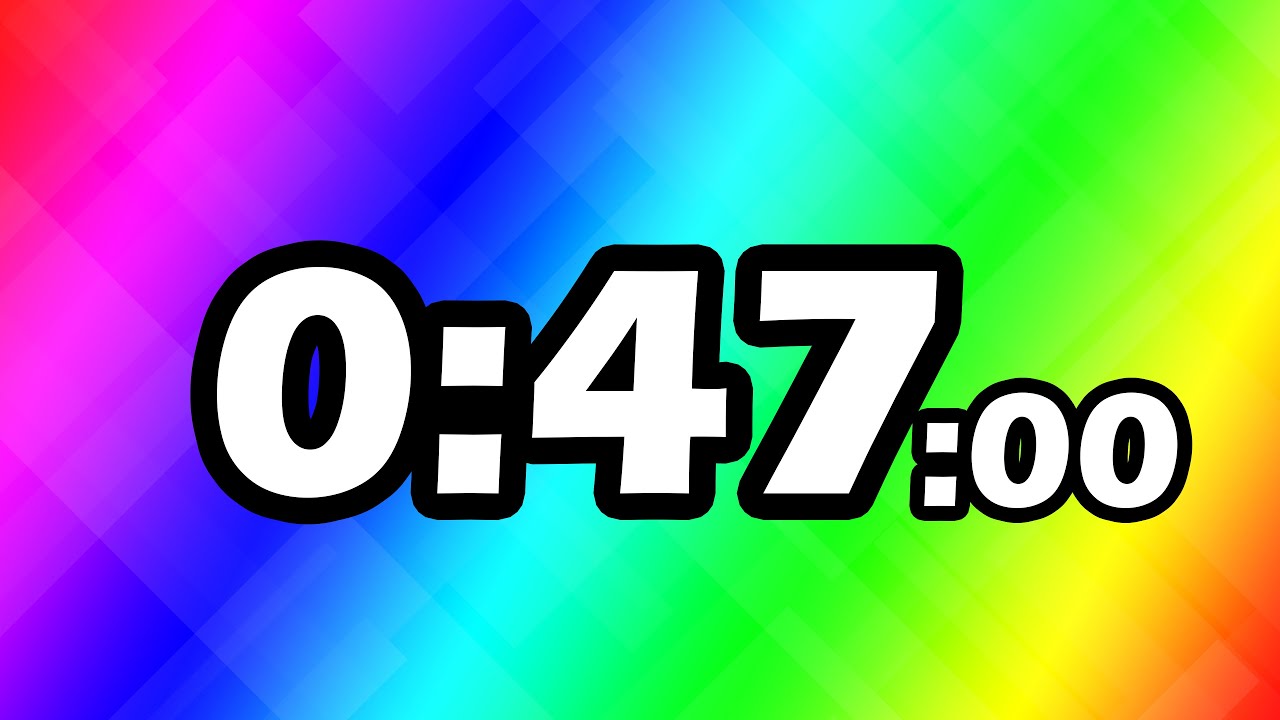 47 Second Timer Countdown Youtube