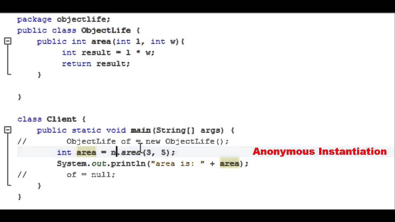 Java Calling Object Methods Youtube