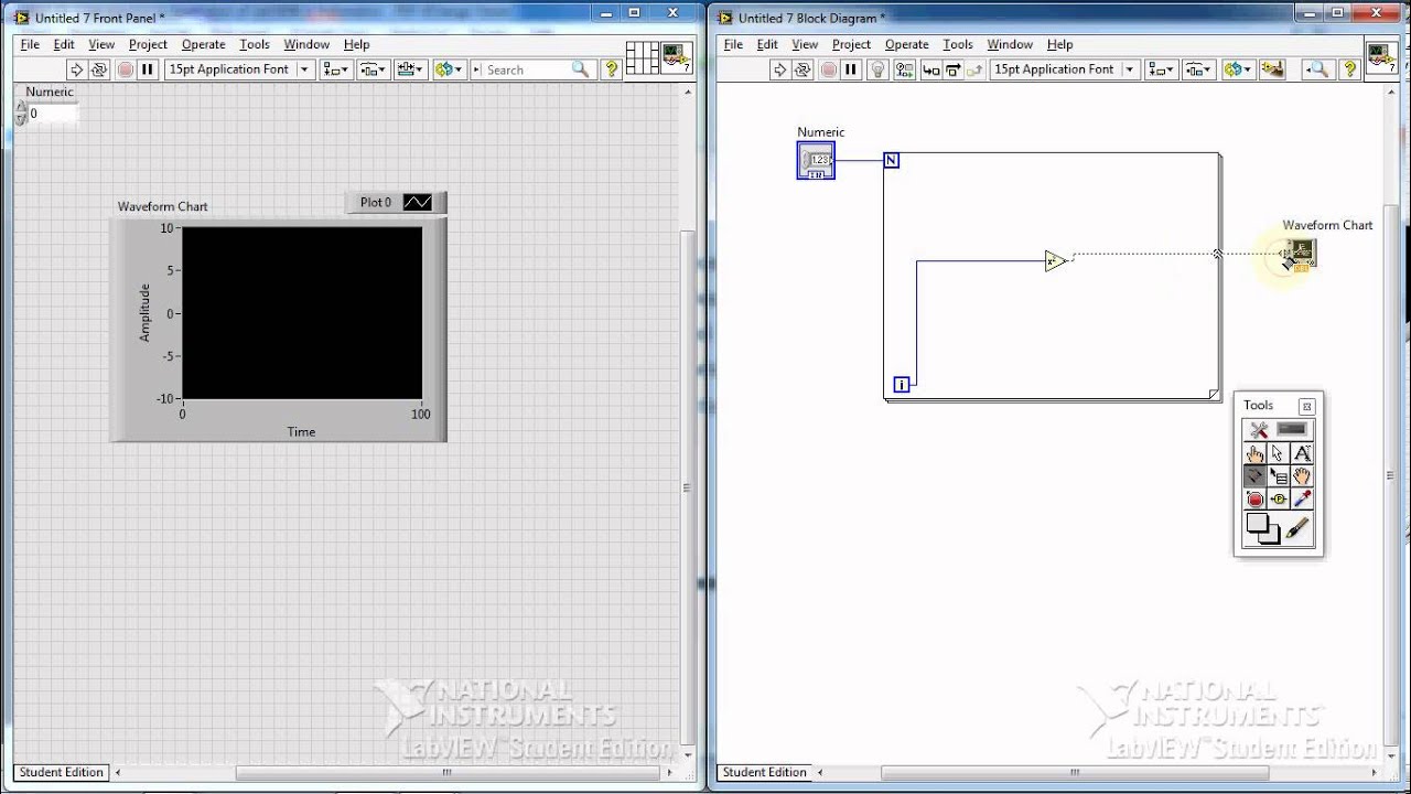 Labview Tutorial 3 For Loop Youtube