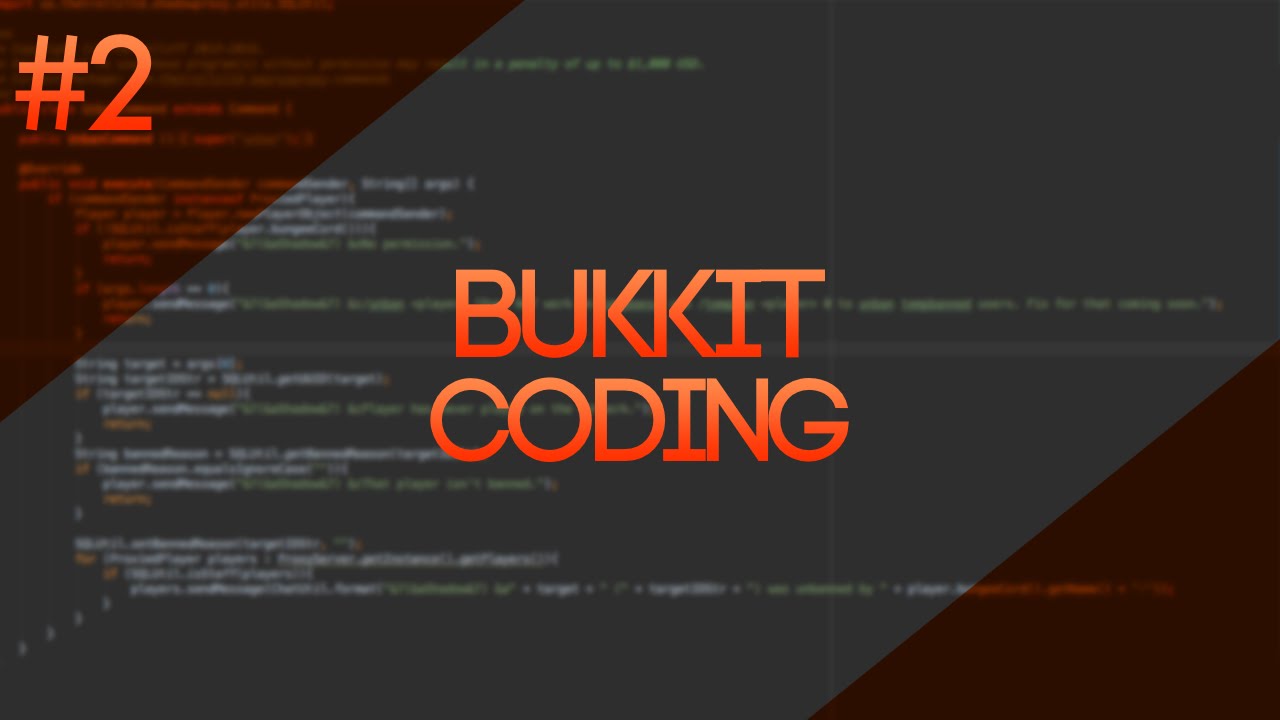 Bukkit Coding Episode 2 Custom Inventory Youtube