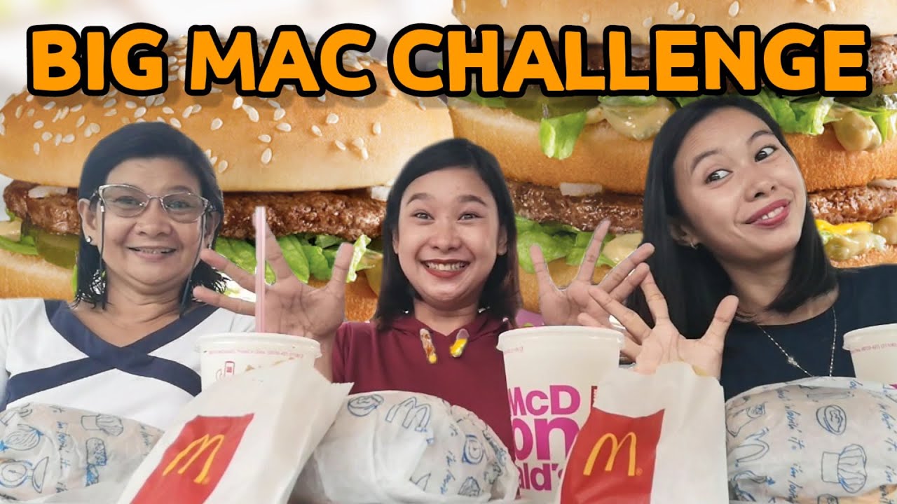 Mcdonald S Big Mac Challenge Speed Eating Challenge Crissa Cabantog