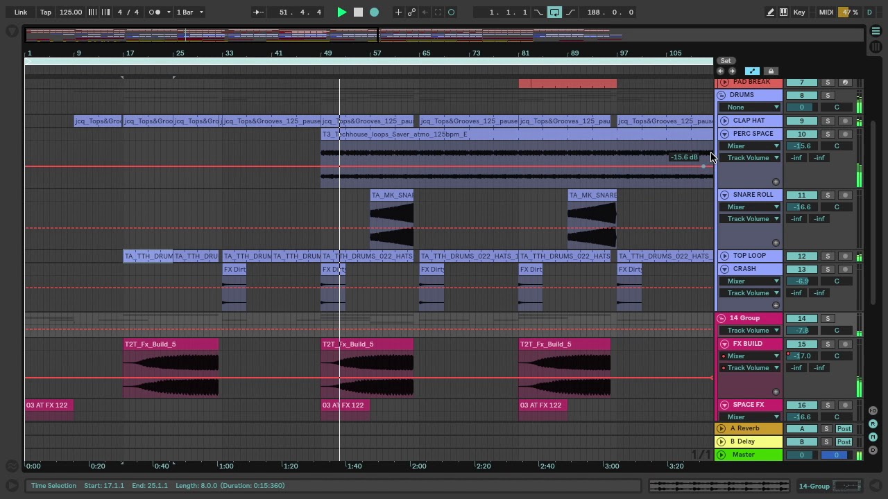 Tech House Ableton Template