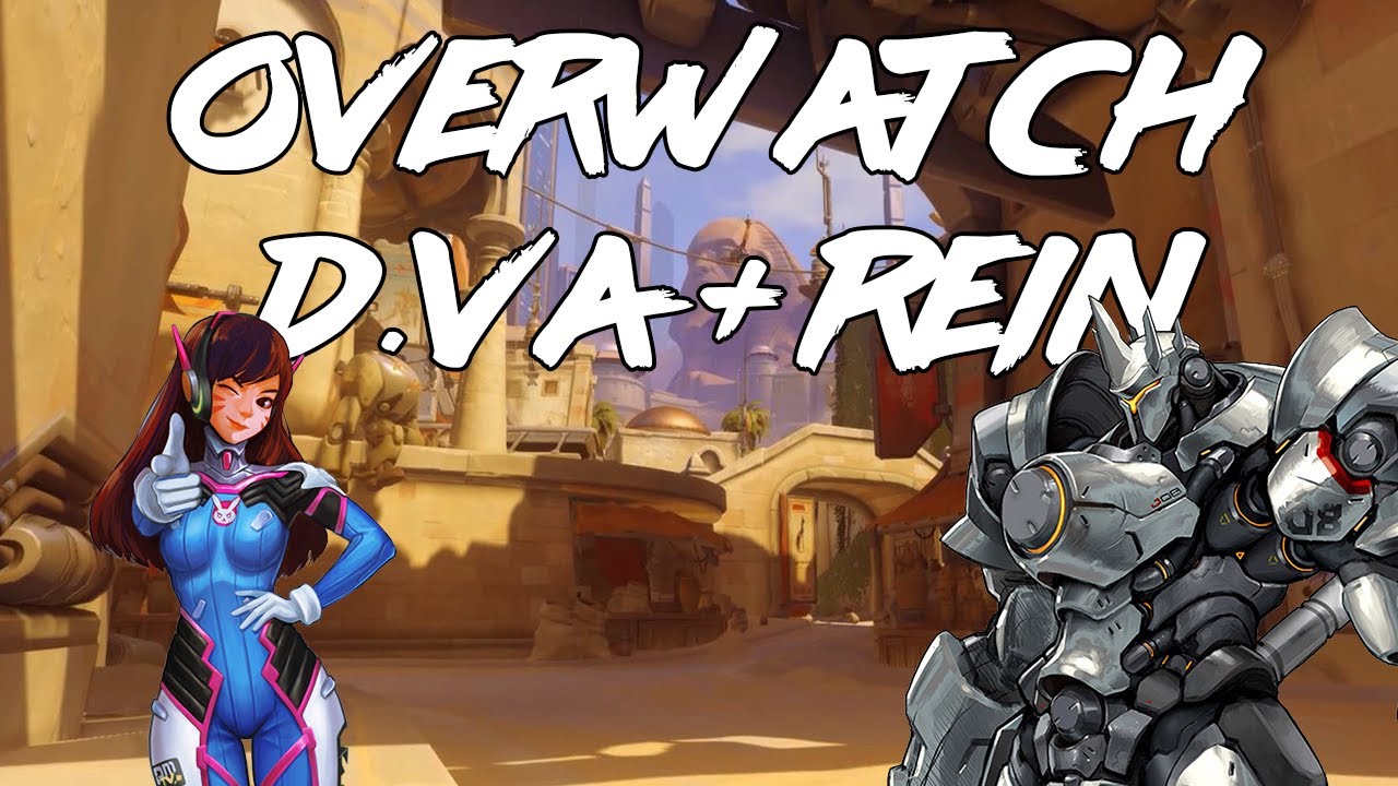 D Va With Reinhardt Team Kill Overwatch Moments Youtube