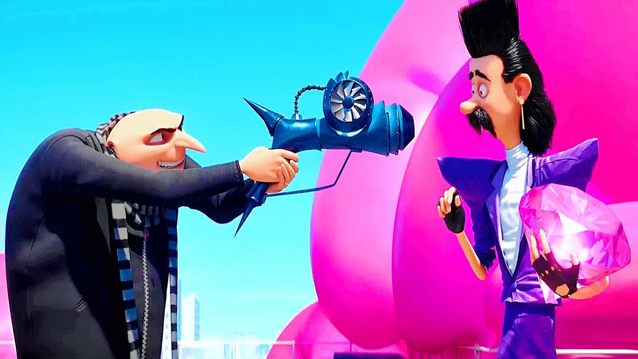 Balthazar Vs Gru Scene Despicable Me 3 2017 Movie Clip Hd Youtube
