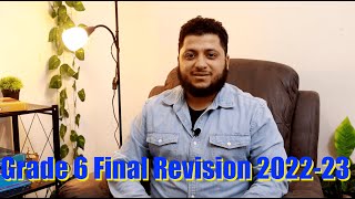 Grade 6 Final Revision Worksheet End Sem 3 2023 24 Mathematics